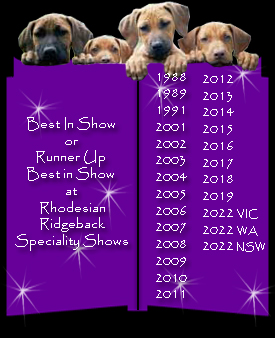 Rhodesian Ridgeback Male Names